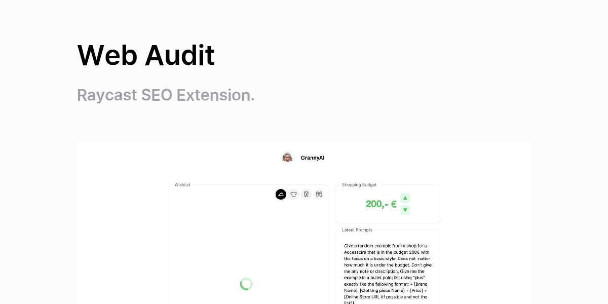 Web Audit | Florian - Design Engineer
